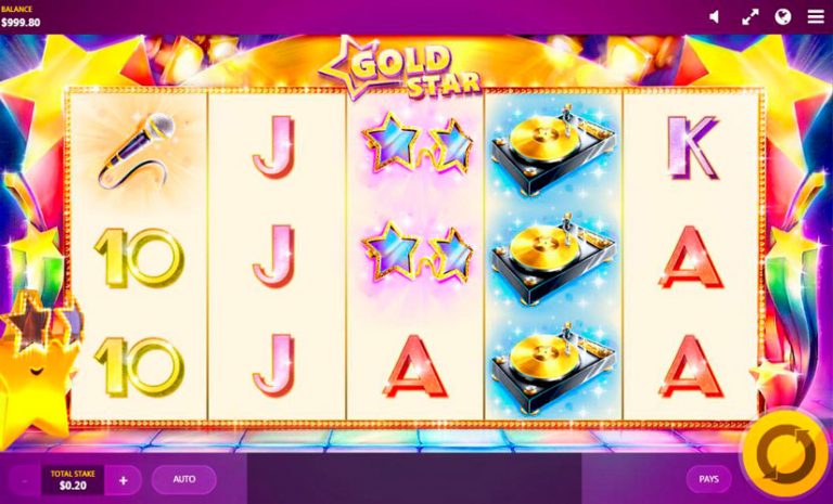 Gold Star Slot Machine Free/Real Money ᐈ (18+)