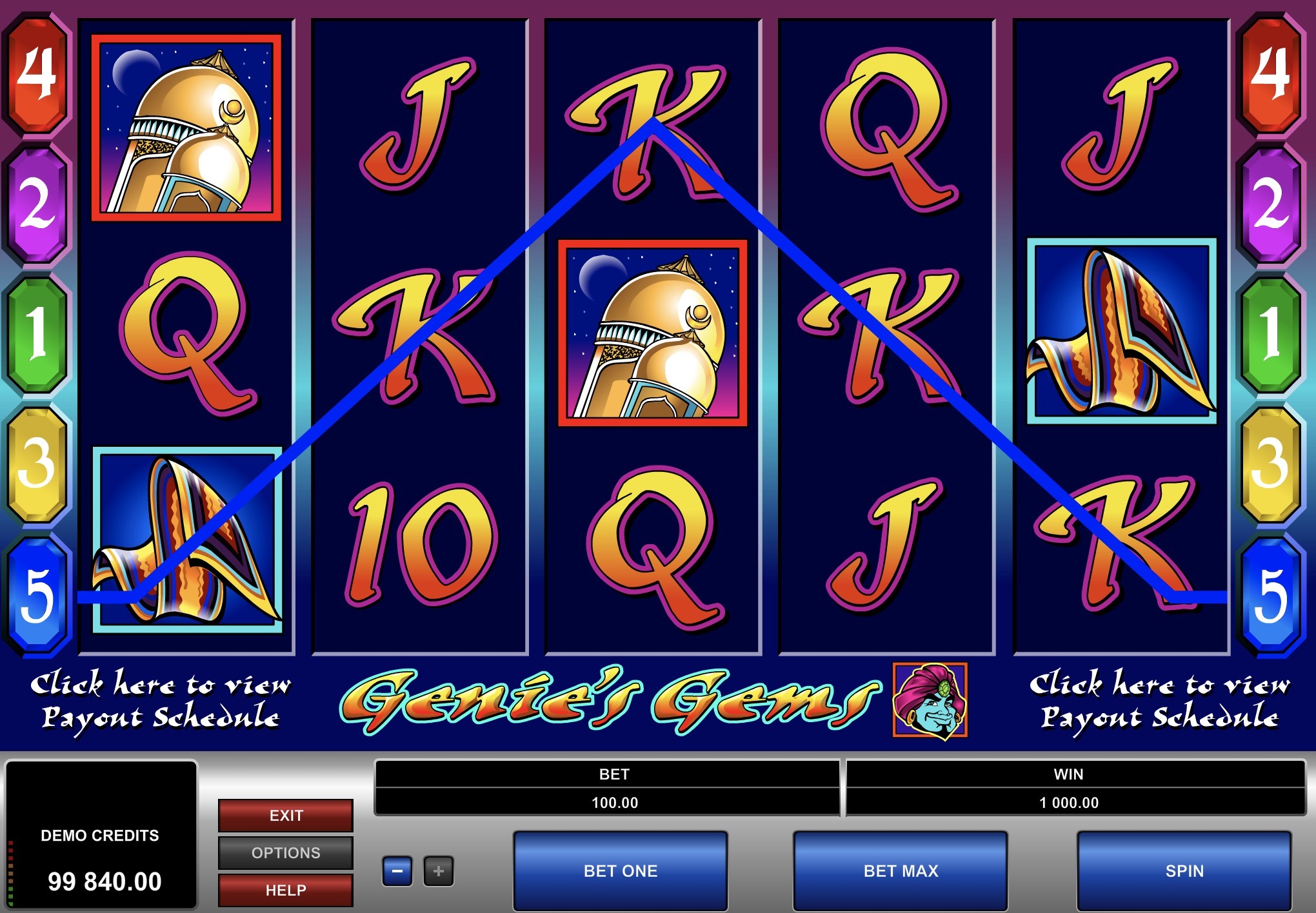 Genies Gems Slot Machine Free/Real Money ᐈ (18+)