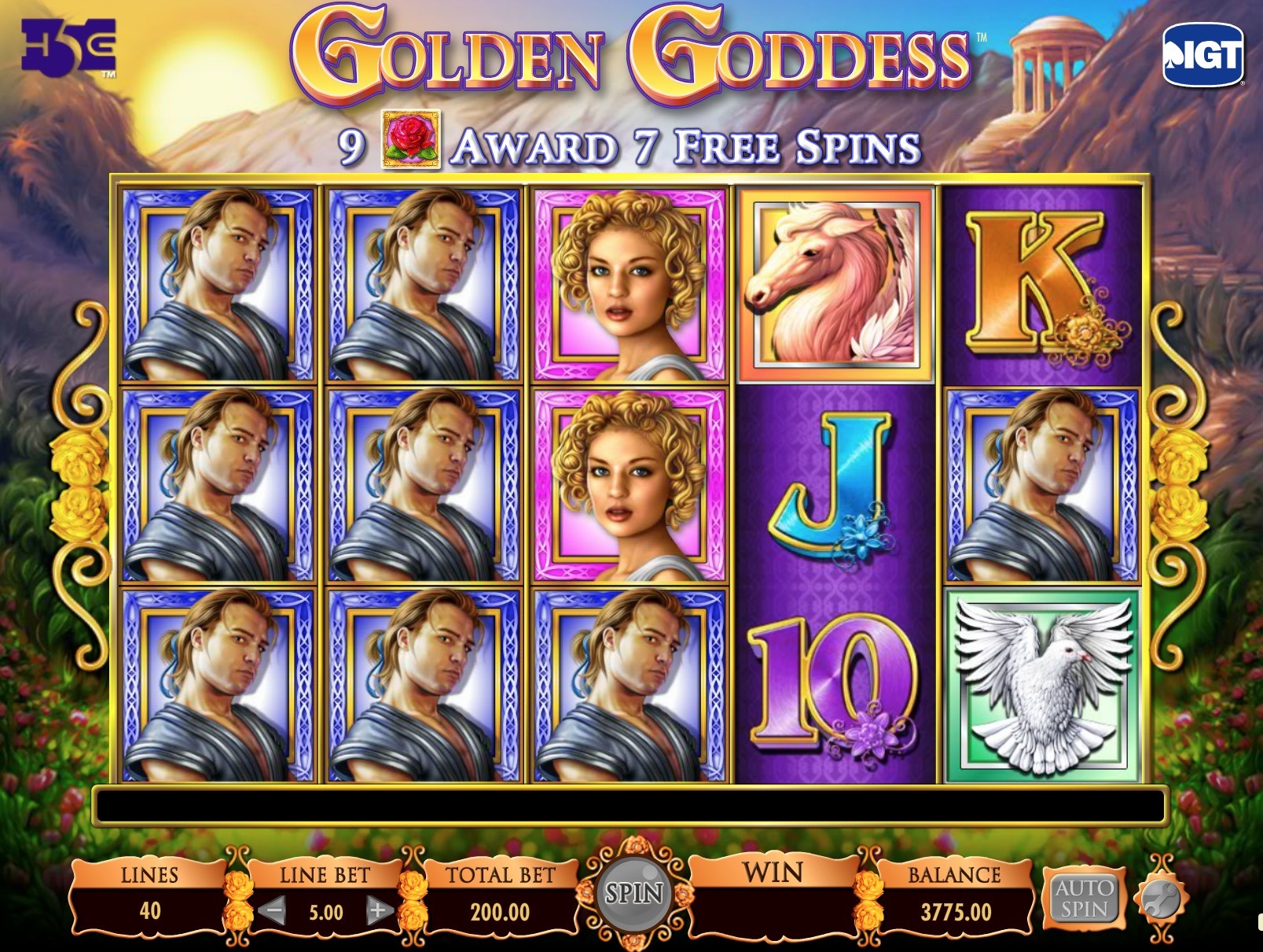 Golden Goddess Slot Machine Free/Real Money ᐈ (18+)