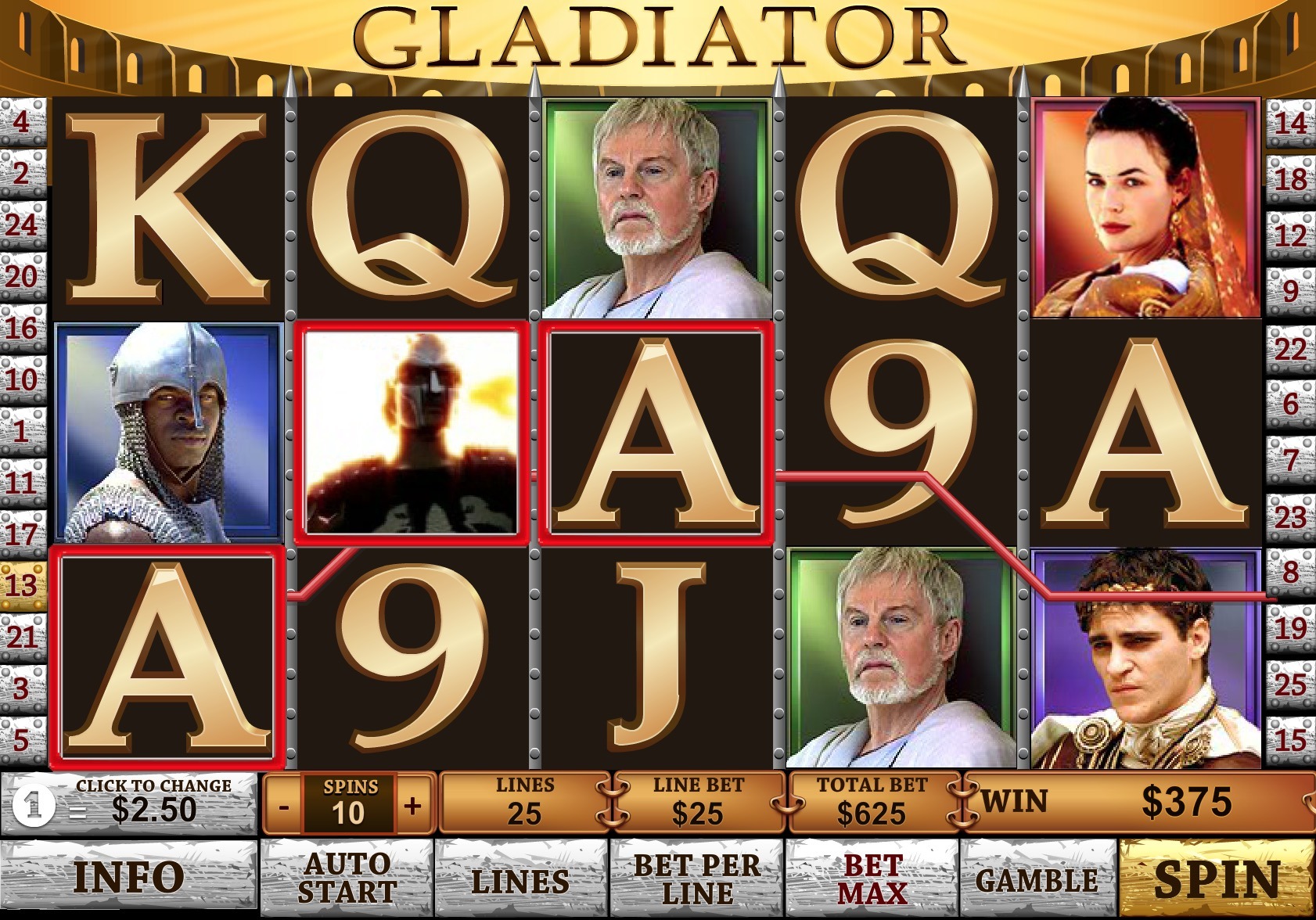 Gladiator Slot Machine Free/Real Money ᐈ (18+)