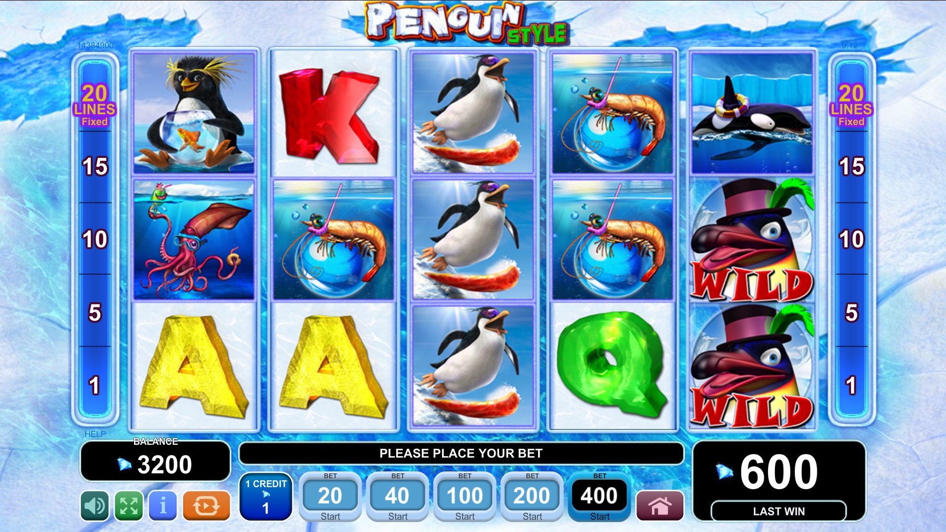 Penguin Style Slot Machine Free/Real Money ᐈ (18+)