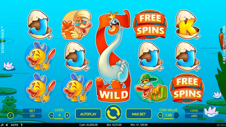 Scruffy Duck Slot Machine Free/Real Money ᐈ (18+)